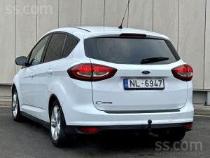 White Ford C-Max 2015 in Riga, with an engine capacity of 1.50 L and mileage of 283 thousand km for 3950 €, photo 3 on AUTOMOTO.COM.LV