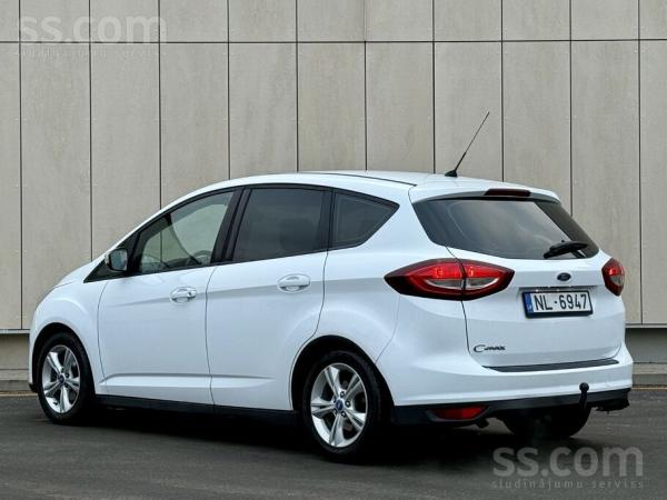 White Ford C-Max 2015 in Riga, with an engine capacity of 1.50 L and mileage of 283 thousand km for 3950 €, photo 4 on AUTOMOTO.COM.LV