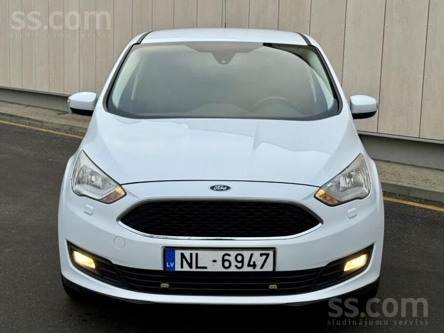 White Ford C-Max 2015 in Riga, with an engine capacity of 1.50 L and mileage of 283 thousand km for 3950 €, photo 9 on AUTOMOTO.COM.LV