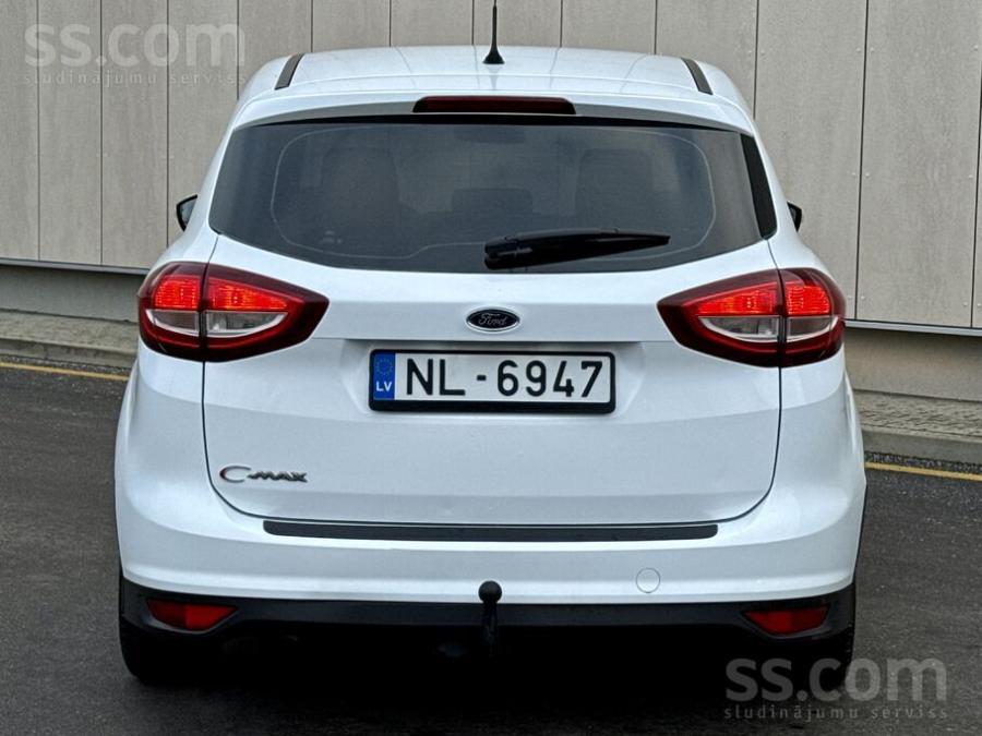White Ford C-Max 2015 in Riga, with an engine capacity of 1.50 L and mileage of 283 thousand km for 3950 €, photo 10 on AUTOMOTO.COM.LV