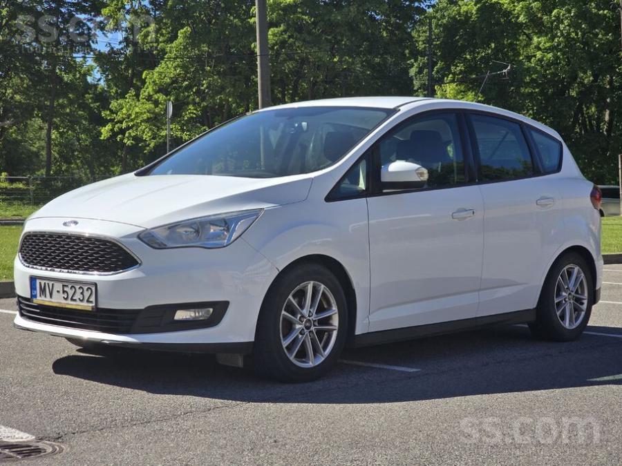 White Ford C-Max 2017 in Riga, with an engine capacity of 1.50 L and mileage of 225 thousand km for 5000 €, photo 2 on AUTOMOTO.COM.LV