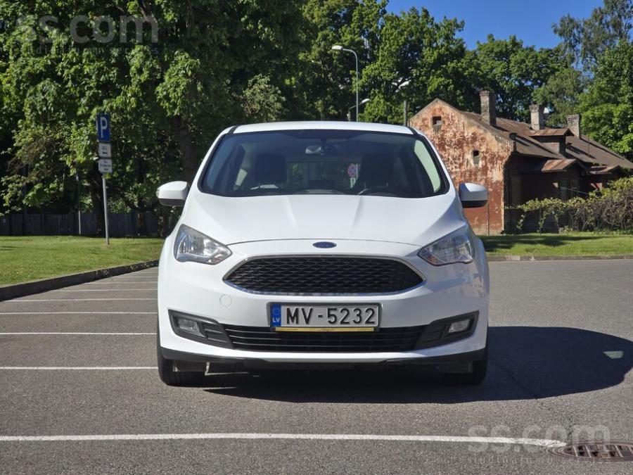 White Ford C-Max 2017 in Riga, with an engine capacity of 1.50 L and mileage of 225 thousand km for 5000 €, photo 3 on AUTOMOTO.COM.LV