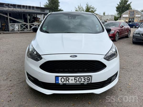 White Ford C-Max 2018 in Riga, with an engine capacity of 2.00 L and mileage of 0 thousand km for 6990 €, photo 5 on AUTOMOTO.COM.LV