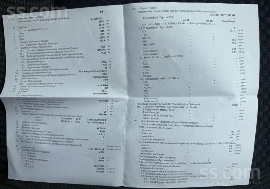 Белый Форд Си-Макс 2018 в Рига, объемом двигателя 2.00 л и пробегом 0 тыс. км за 6990 €, фото 29 на AUTOMOTO.COM.LV