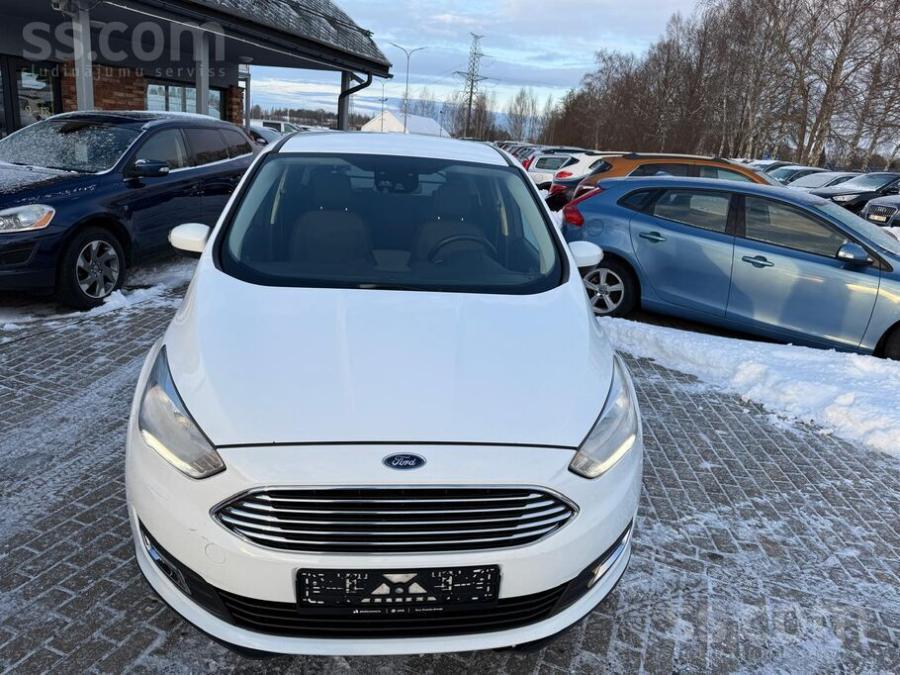 White Ford C-Max 2019 in Talsi, with an engine capacity of 1.50 L and mileage of 197 thousand km for 8490 €, photo 2 on AUTOMOTO.COM.LV