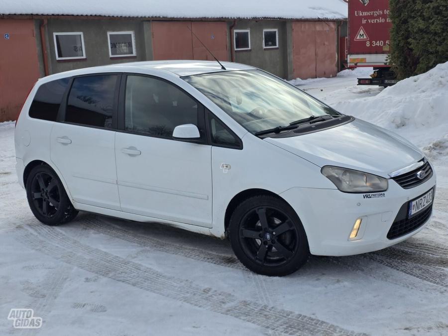 White Ford C-Max 2007 in Ukmerge, with an engine capacity of 1.60 L and mileage of 346 thousand km for 1500 €, photo 5 on AUTOMOTO.COM.LV
