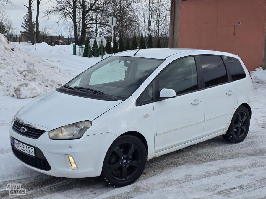 White Ford C-Max 2007 in Ukmerge, with an engine capacity of 1.60 L and mileage of 346 thousand km for 1500 €, photo 6 on AUTOMOTO.COM.LV