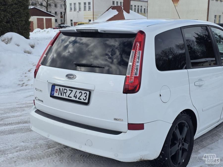 White Ford C-Max 2007 in Ukmerge, with an engine capacity of 1.60 L and mileage of 346 thousand km for 1500 €, photo 9 on AUTOMOTO.COM.LV