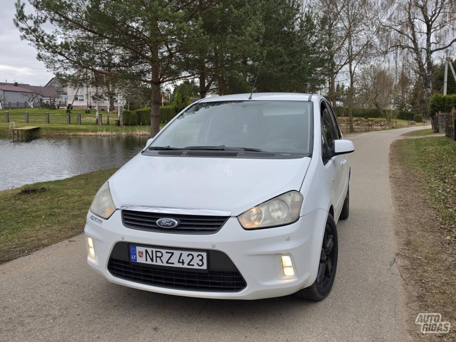 White Ford C-Max 2007 in Ukmerge, with an engine capacity of 1.60 L and mileage of 347 thousand km for 1050 €, photo 3 on AUTOMOTO.COM.LV