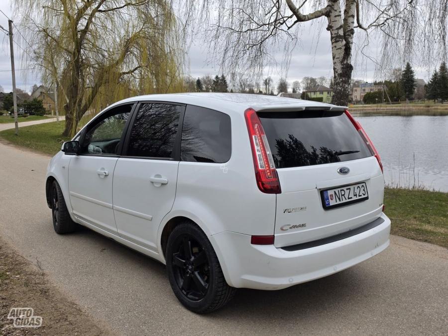 White Ford C-Max 2007 in Ukmerge, with an engine capacity of 1.60 L and mileage of 347 thousand km for 1050 €, photo 5 on AUTOMOTO.COM.LV