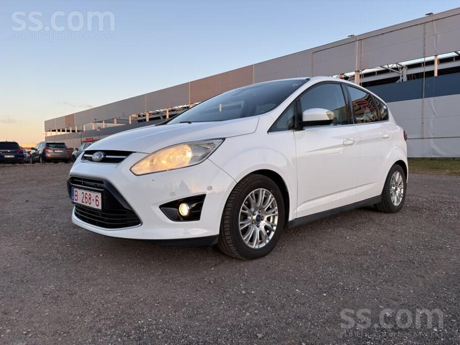 White Ford C-Max 2011 in Daugavpils, with an engine capacity of 1.60 L and mileage of 327 thousand km for 3950 €, photo 1 on AUTOMOTO.COM.LV