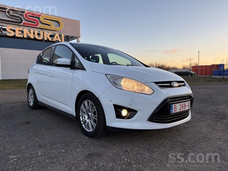 White Ford C-Max 2011 in Daugavpils, with an engine capacity of 1.60 L and mileage of 327 thousand km for 3950 €, photo 7 on AUTOMOTO.COM.LV