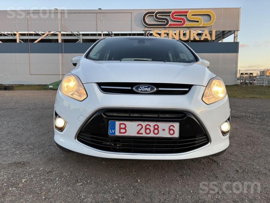 White Ford C-Max 2011 in Daugavpils, with an engine capacity of 1.60 L and mileage of 327 thousand km for 3950 €, photo 8 on AUTOMOTO.COM.LV