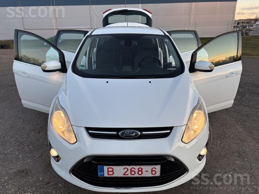 White Ford C-Max 2011 in Daugavpils, with an engine capacity of 1.60 L and mileage of 327 thousand km for 3950 €, photo 29 on AUTOMOTO.COM.LV