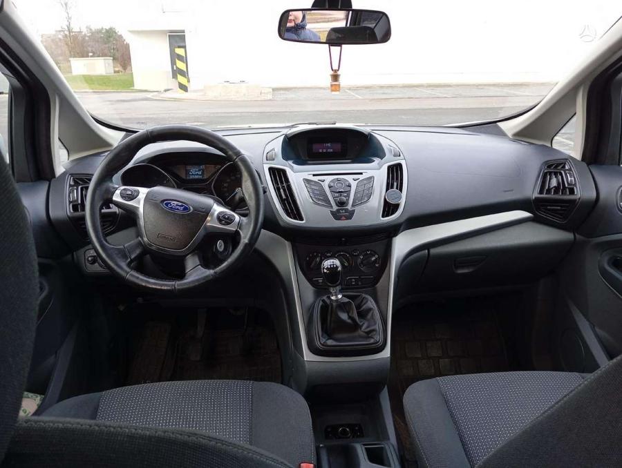 Balts Ford C-Max 2011 Kauņa, ar dzinēja tilpumu 1.56 L un nobraukumu 329 tūkst. km par 2999 €, foto 12 vietnē AUTOMOTO.COM.LV