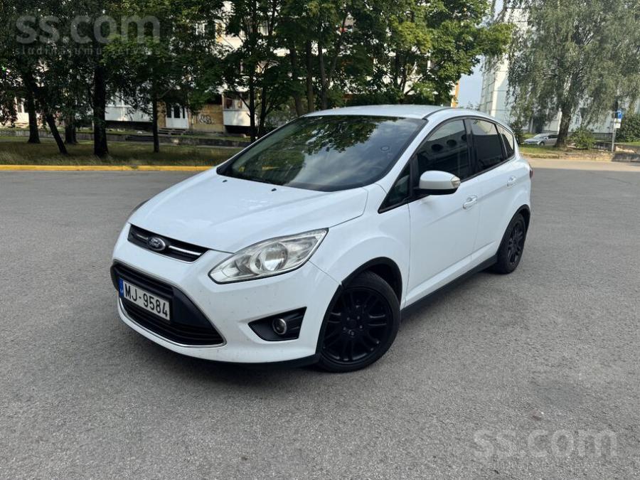 White Ford C-Max 2011 in Jelgava, with an engine capacity of 1.60 L and mileage of 346 thousand km for 2950 €, photo 3 on AUTOMOTO.COM.LV