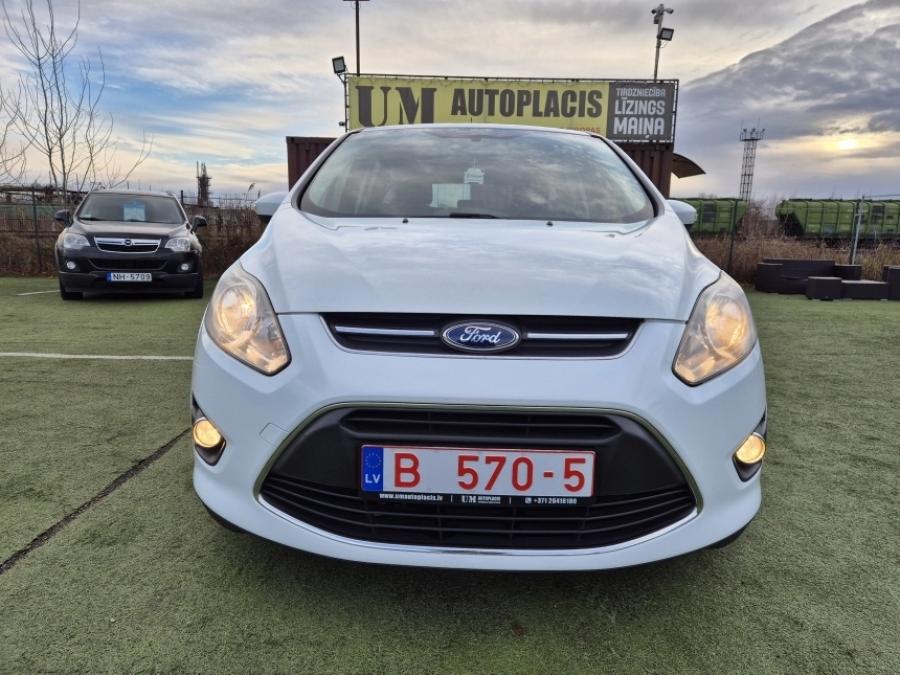 White Ford C-Max 2013 in Riga, with an engine capacity of 1.00 L and mileage of 162 thousand km for 4700 €, photo 30 on AUTOMOTO.COM.LV