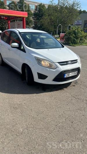 White Ford C-Max 2013 in Riga, with an engine capacity of 1.60 L and mileage of 526 thousand km for 1490 €, photo 1 on AUTOMOTO.COM.LV