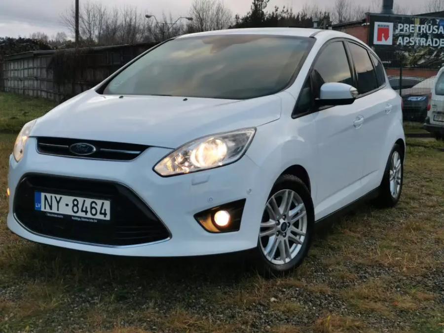 Balts Ford C-Max 2014 Kuldīga, ar dzinēja tilpumu 1.60 L un nobraukumu 255 tūkst. km par 5145 €, foto 1 vietnē AUTOMOTO.COM.LV