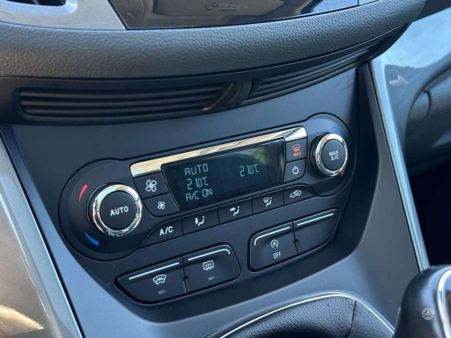 White Ford C-Max 2014 in Taurage, with an engine capacity of 1.00 L and mileage of 123 thousand km for 4300 €, photo 14 on AUTOMOTO.COM.LV