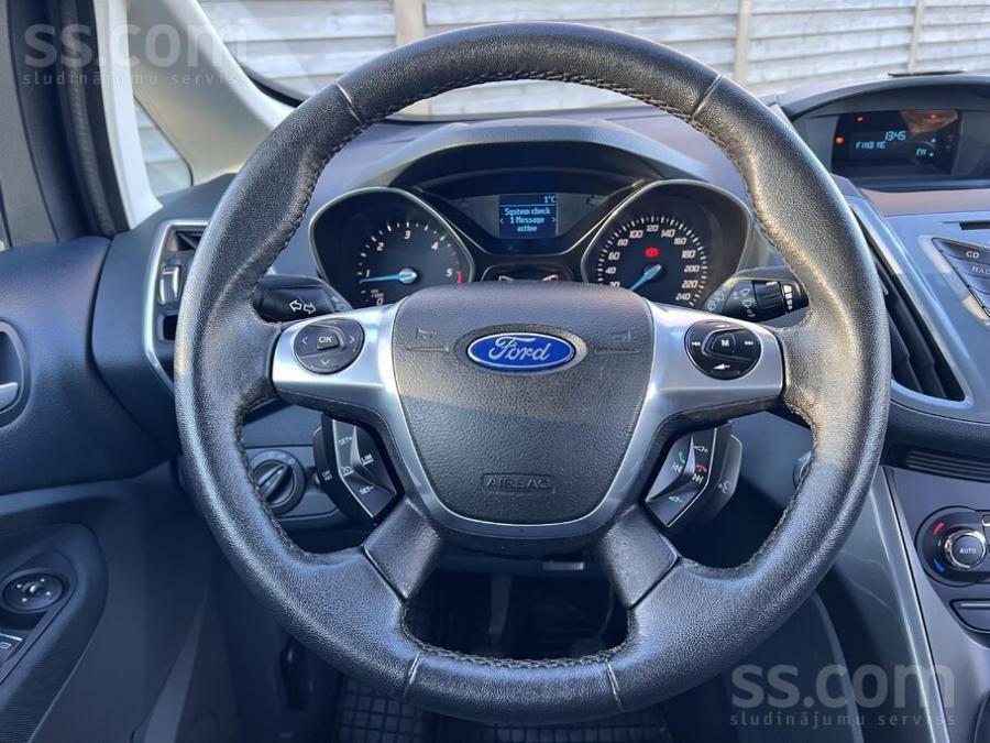 Balts Ford C-Max 2015 Jelgava, ar dzinēja tilpumu 1.60 L un nobraukumu 220 tūkst. km par 4500 €, foto 18 vietnē AUTOMOTO.COM.LV