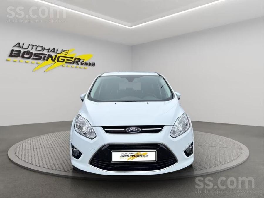 White Ford C-Max 2015 in Ogre, with an engine capacity of 1.20 L and mileage of 130 thousand km for 6350 €, photo 3 on AUTOMOTO.COM.LV
