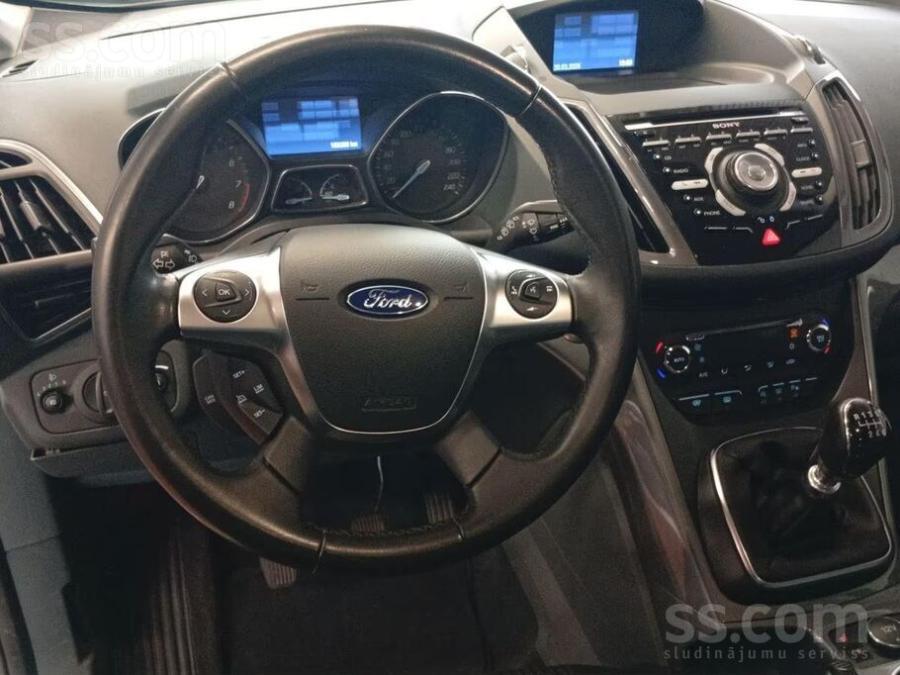 White Ford C-Max 2015 in Ogre, with an engine capacity of 1.20 L and mileage of 130 thousand km for 6350 €, photo 16 on AUTOMOTO.COM.LV