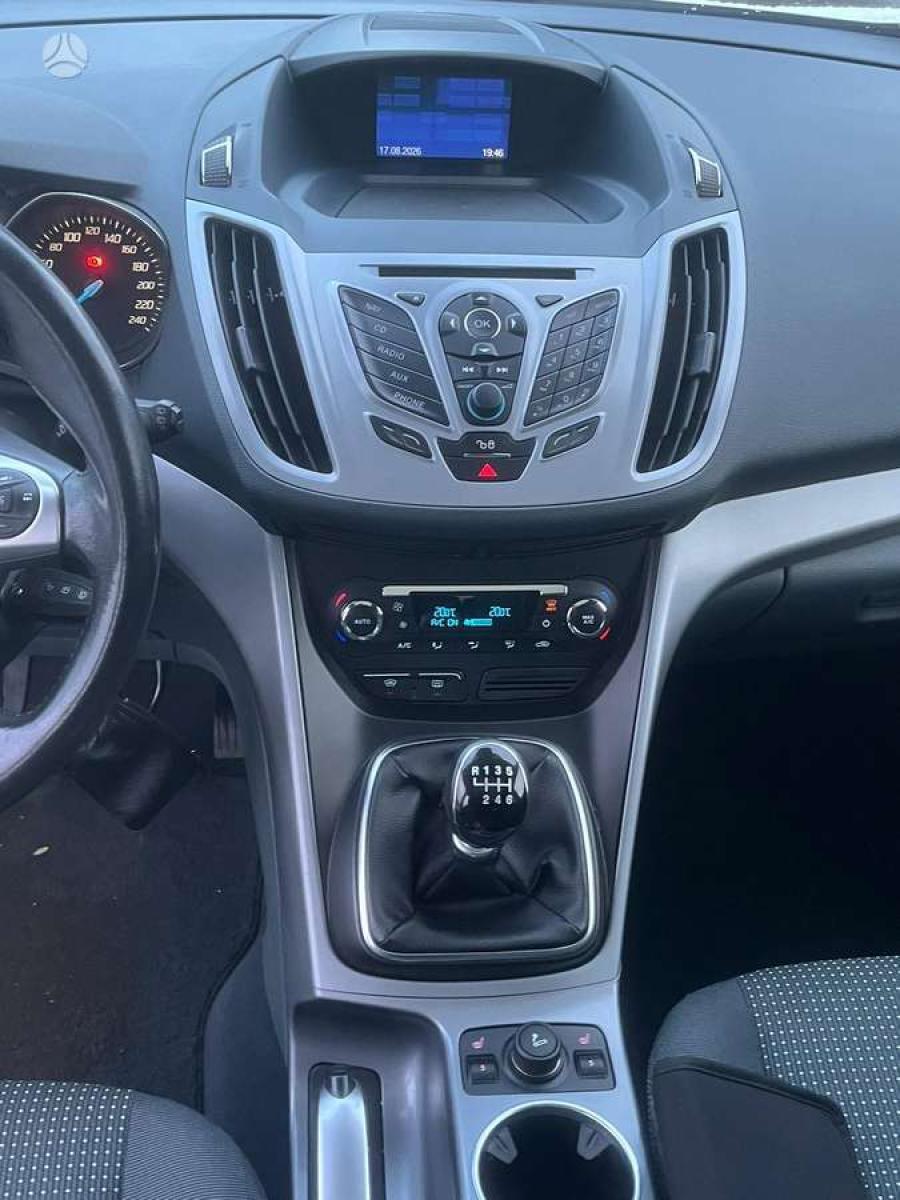 White Ford C-Max 2015 in Radviliskis, with an engine capacity of 2.00 L and mileage of 225 thousand km for 4850 €, photo 10 on AUTOMOTO.COM.LV