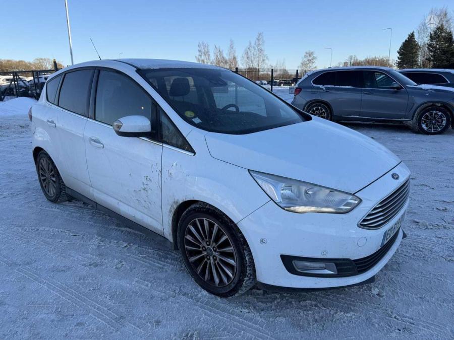 Balts Ford C-Max 2016 Tauragė, ar dzinēja tilpumu 1.50 L un nobraukumu 160 tūkst. km par 6500 €, foto 9 vietnē AUTOMOTO.COM.LV