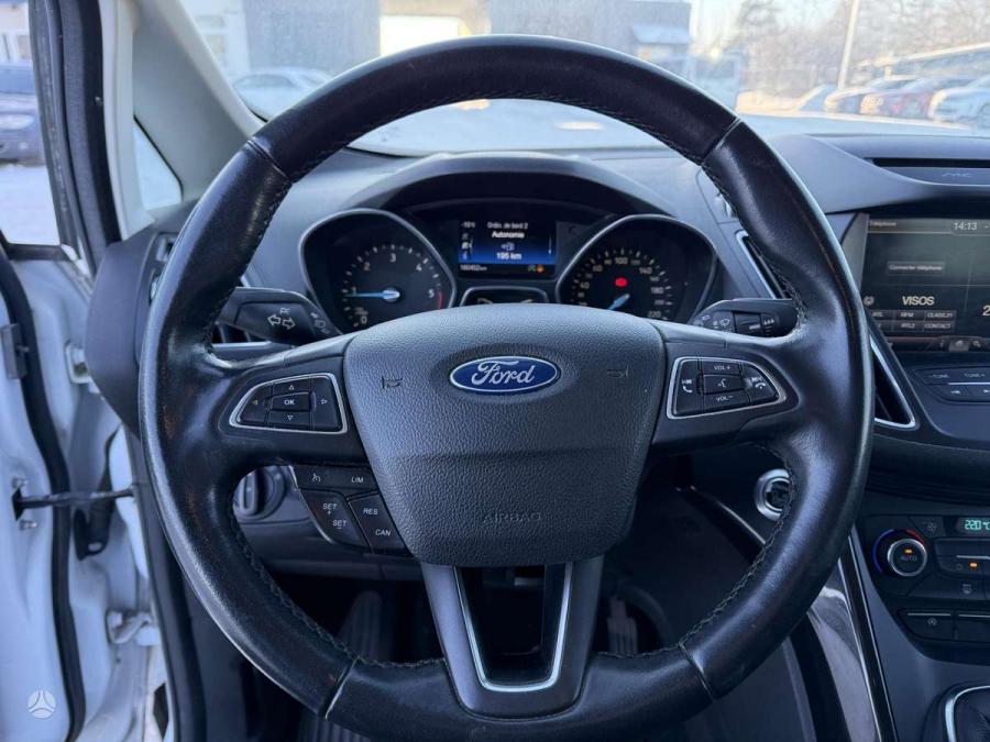 Balts Ford C-Max 2016 Tauragė, ar dzinēja tilpumu 1.50 L un nobraukumu 160 tūkst. km par 6500 €, foto 16 vietnē AUTOMOTO.COM.LV