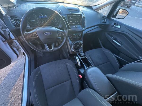 White Ford C-Max 2016 in Riga, with an engine capacity of 1.50 L and mileage of 199 thousand km for 4750 €, photo 8 on AUTOMOTO.COM.LV