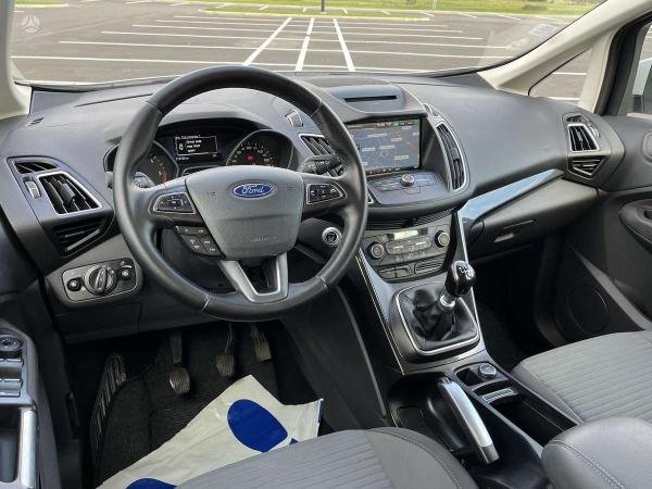 White Ford C-Max 2016 in Taurage, with an engine capacity of 1.50 L and mileage of 210 thousand km for 4550 €, photo 10 on AUTOMOTO.COM.LV