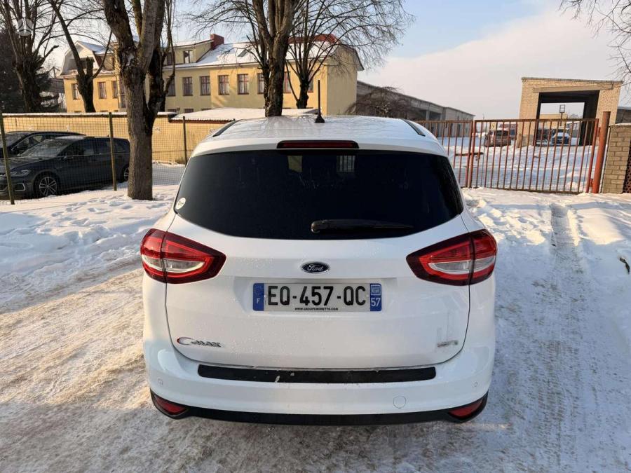 White Ford C-Max 2017 in Taurage, with an engine capacity of 1.00 L and mileage of 92 thousand km for 5750 €, photo 6 on AUTOMOTO.COM.LV