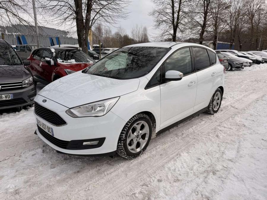 White Ford C-Max 2017 in Taurage, with an engine capacity of 1.00 L and mileage of 92 thousand km for 5650 €, photo 1 on AUTOMOTO.COM.LV