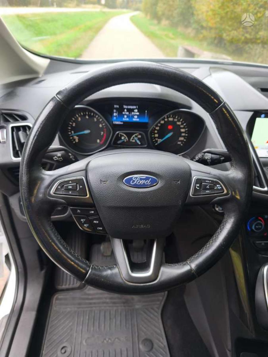Balts Ford C-Max 2017 Kauņa, ar dzinēja tilpumu 1.00 L un nobraukumu 171 tūkst. km par 5950 €, foto 12 vietnē AUTOMOTO.COM.LV
