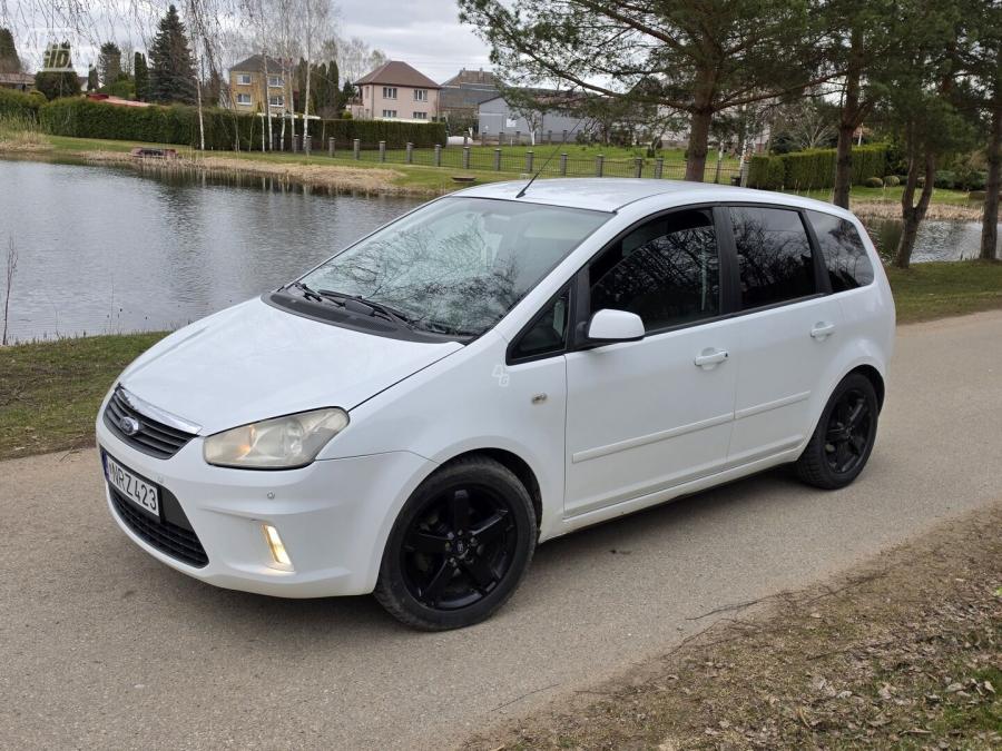 White Ford C-Max 2007 in Ukmerge, with an engine capacity of 1.60 L and mileage of 347 thousand km for 1050 €, photo 4 on AUTOMOTO.COM.LV