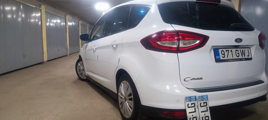 White Ford C-Max 2016 in Tallinn, with an engine capacity of 15.00 L and mileage of 244 thousand km for 6250 €, photo 6 on AUTOMOTO.COM.LV