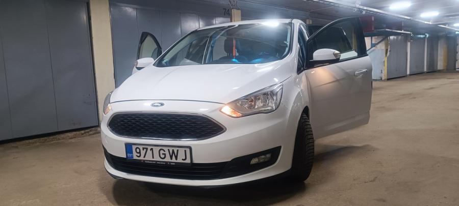White Ford C-Max 2016 in Tallinn, with an engine capacity of 15.00 L and mileage of 244 thousand km for 6250 €, photo 15 on AUTOMOTO.COM.LV