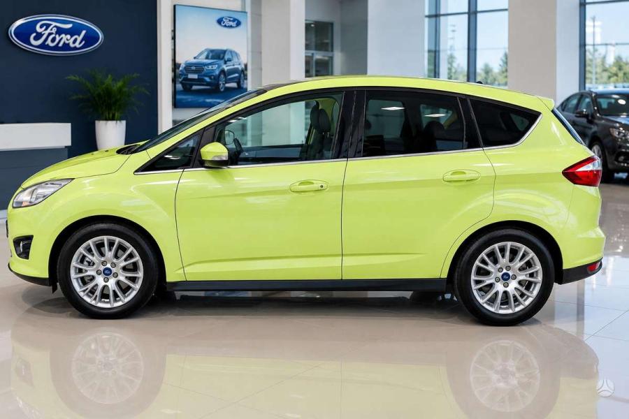 Yellow Ford C-Max 2011 in Kaunas, with an engine capacity of 2.00 L and mileage of 300 thousand km for 3200 €, photo 3 on AUTOMOTO.COM.LV