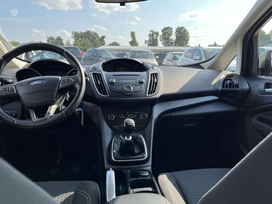 Yellow Ford C-Max 2016 in Siauliai, with an engine capacity of 1.00 L and mileage of 72 thousand km for 4650 €, photo 13 on AUTOMOTO.COM.LV