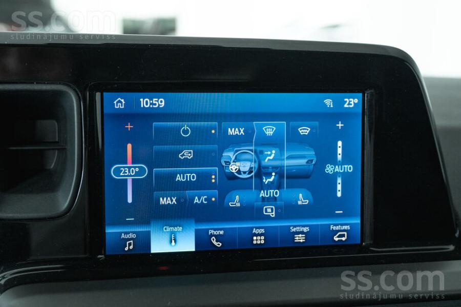 Grey Ford Courier 2025 in Riga, with an engine capacity of 1.00 L and mileage of 15 thousand km for 20990 €, photo 17 on AUTOMOTO.COM.LV
