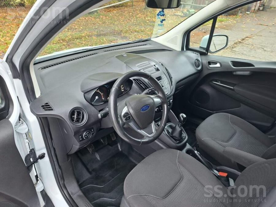 White Ford Courier 2014 in Jelgava, with an engine capacity of 1.50 L and mileage of 219 thousand km for 4990 €, photo 8 on AUTOMOTO.COM.LV