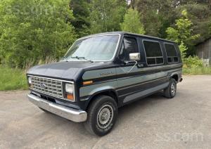 Zils Ford Econoline 1990 Jūrmala, ar dzinēja tilpumu 5.00 L un nobraukumu 0 tūkst. km par 5600 €, foto  vietnē AUTOMOTO.COM.LV