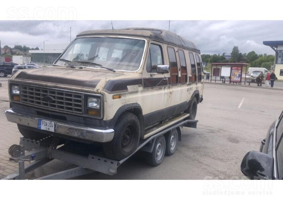 Brūns Ford Econoline 1986 Alūksne, ar dzinēja tilpumu 6.20 L un nobraukumu 0 tūkst. km par 3400 €, foto 1 vietnē AUTOMOTO.COM.LV