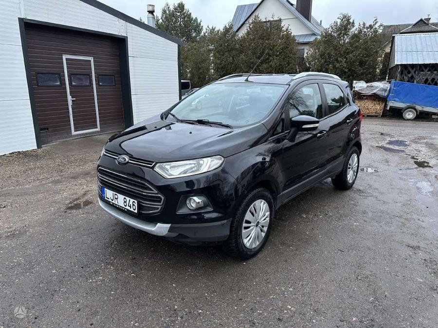 Melns Ford EcoSport 2014 Utena, ar dzinēja tilpumu 1.00 L un nobraukumu 193 tūkst. km par 4890 €, foto 7 vietnē AUTOMOTO.COM.LV