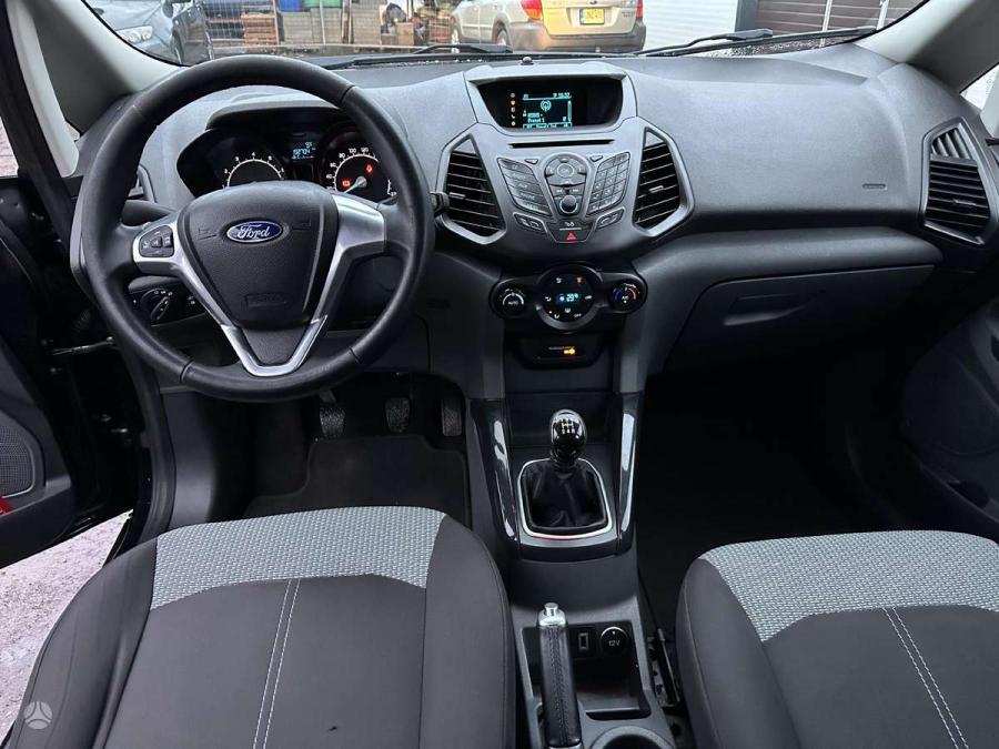 Melns Ford EcoSport 2014 Utena, ar dzinēja tilpumu 1.00 L un nobraukumu 193 tūkst. km par 4890 €, foto 11 vietnē AUTOMOTO.COM.LV