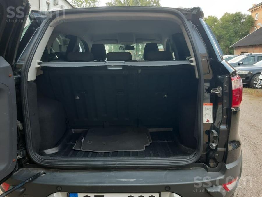 Melns Ford EcoSport 2014 Daugavpils, ar dzinēja tilpumu 1.50 L un nobraukumu 0 tūkst. km par 6200 €, foto 24 vietnē AUTOMOTO.COM.LV