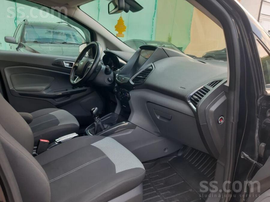 Melns Ford EcoSport 2014 Daugavpils, ar dzinēja tilpumu 1.50 L un nobraukumu 0 tūkst. km par 6200 €, foto 26 vietnē AUTOMOTO.COM.LV