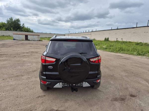 Black Ford EcoSport 2014 in Panevezys, with an engine capacity of 1.00 L and mileage of 157 thousand km for 4750 €, photo 7 on AUTOMOTO.COM.LV