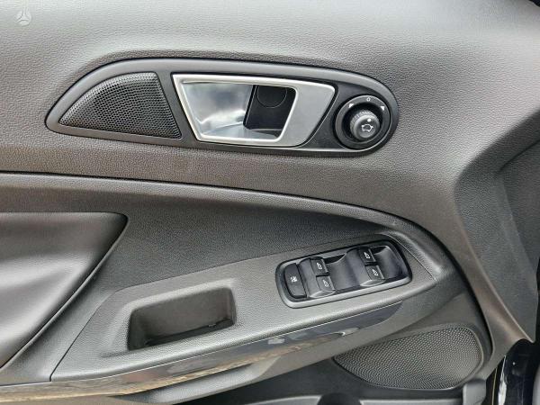 Black Ford EcoSport 2015 in Utena, with an engine capacity of 1.00 L and mileage of 155 thousand km for 5350 €, photo 7 on AUTOMOTO.COM.LV